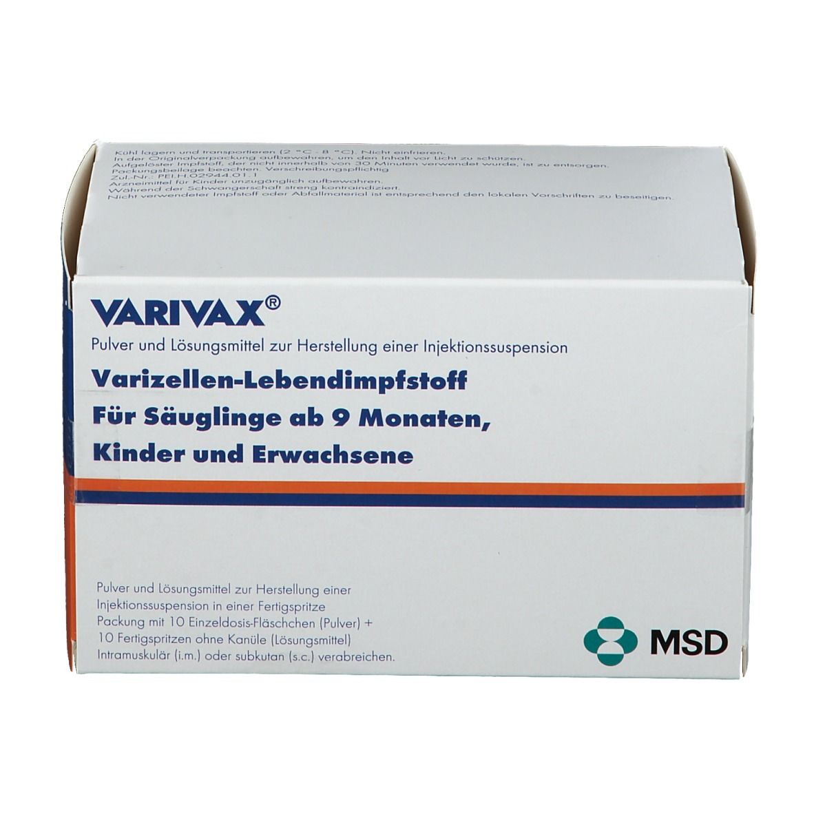 VARIVAX® 10x0,5 ml mit dem E-Rezept kaufen - Shop Apotheke
