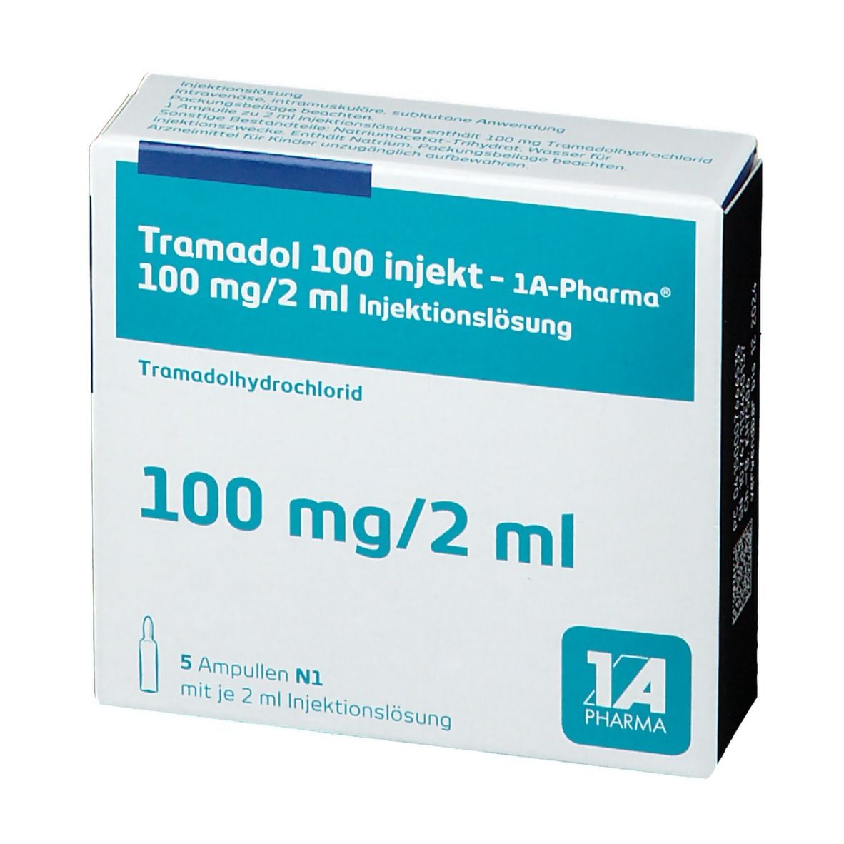 Tramadol 100 injekt - 1 A Pharma® 5 St mit dem E-Rezept kaufen - Shop ...