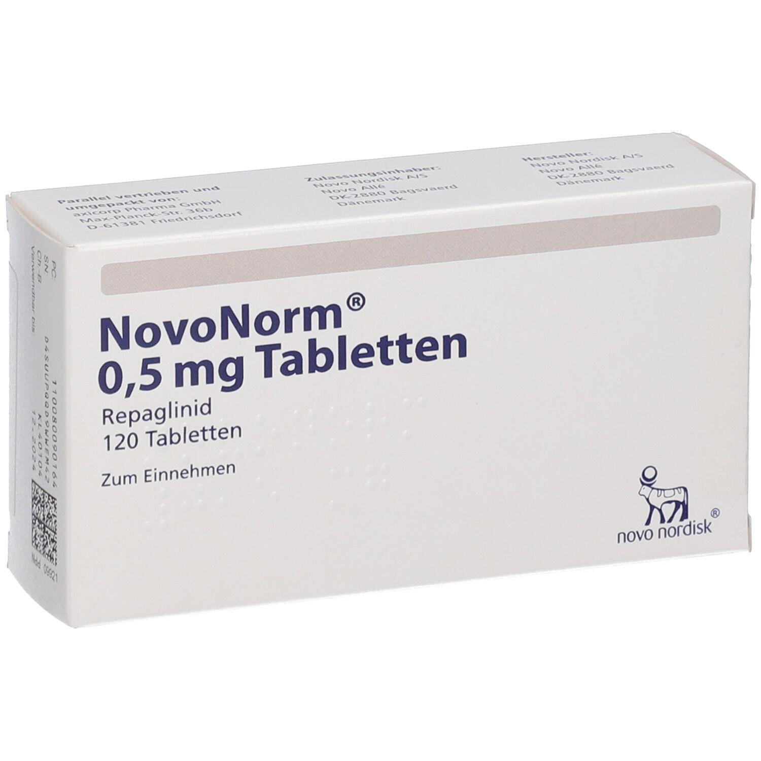 Novonorm 0,5 mg 120 St mit dem E-Rezept kaufen - Shop Apotheke