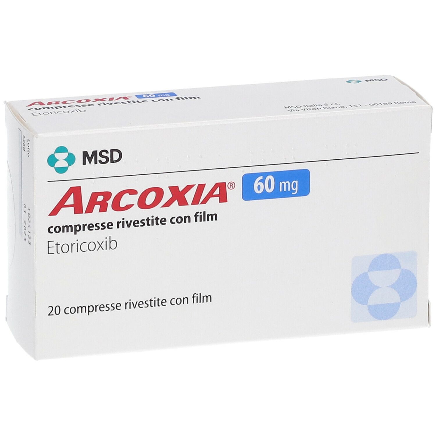 ARCOXIA 60 mg Filmtabletten 20 St mit dem E-Rezept kaufen - SHOP APOTHEKE