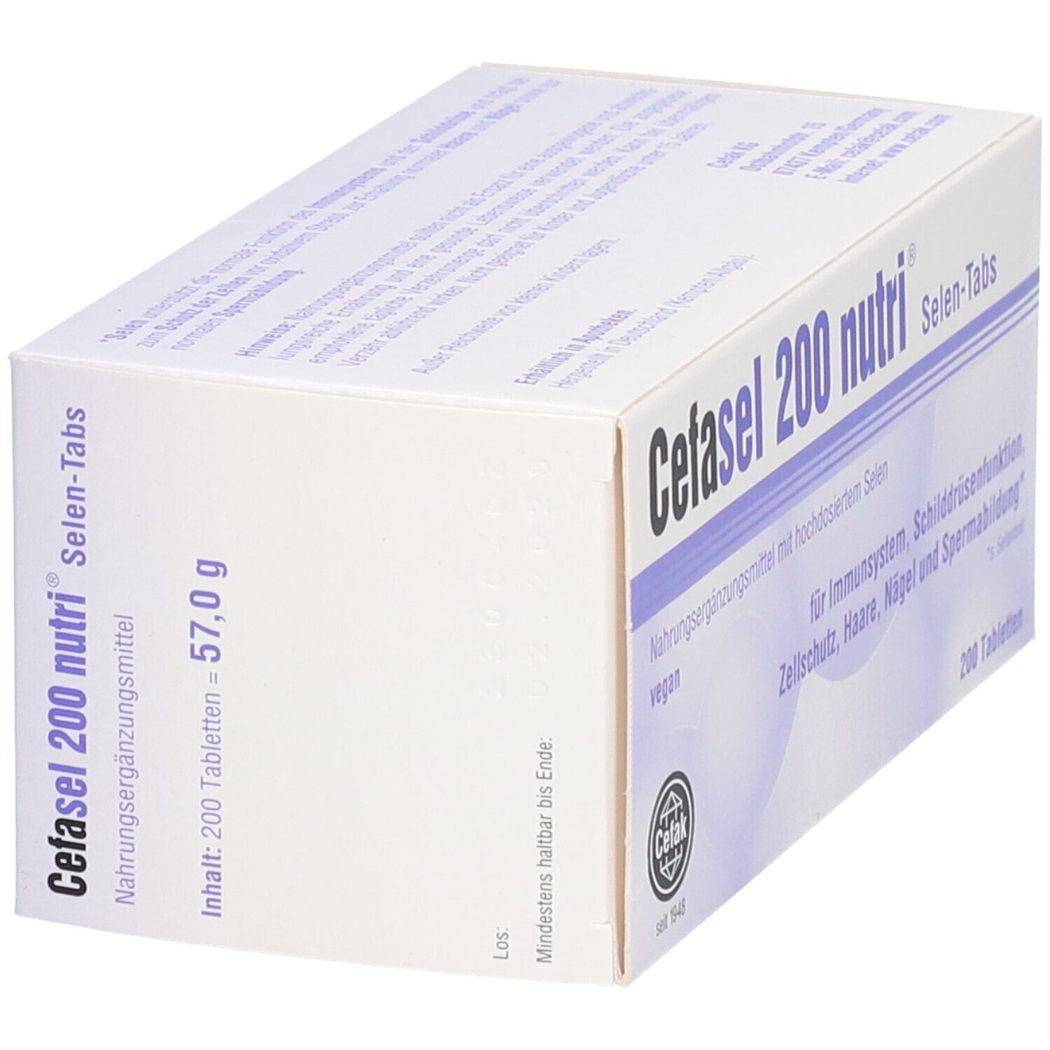 Cefasel 200 nutri® Selen-Tabs 200 St - Shop Apotheke