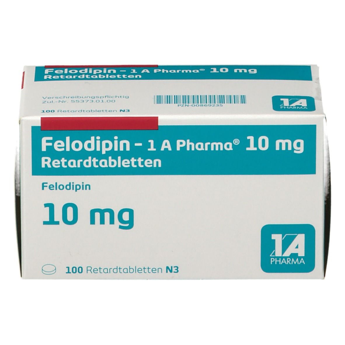 Felodipin - 1 A Pharma® 10 mg 100 St mit dem E-Rezept kaufen - Shop ...