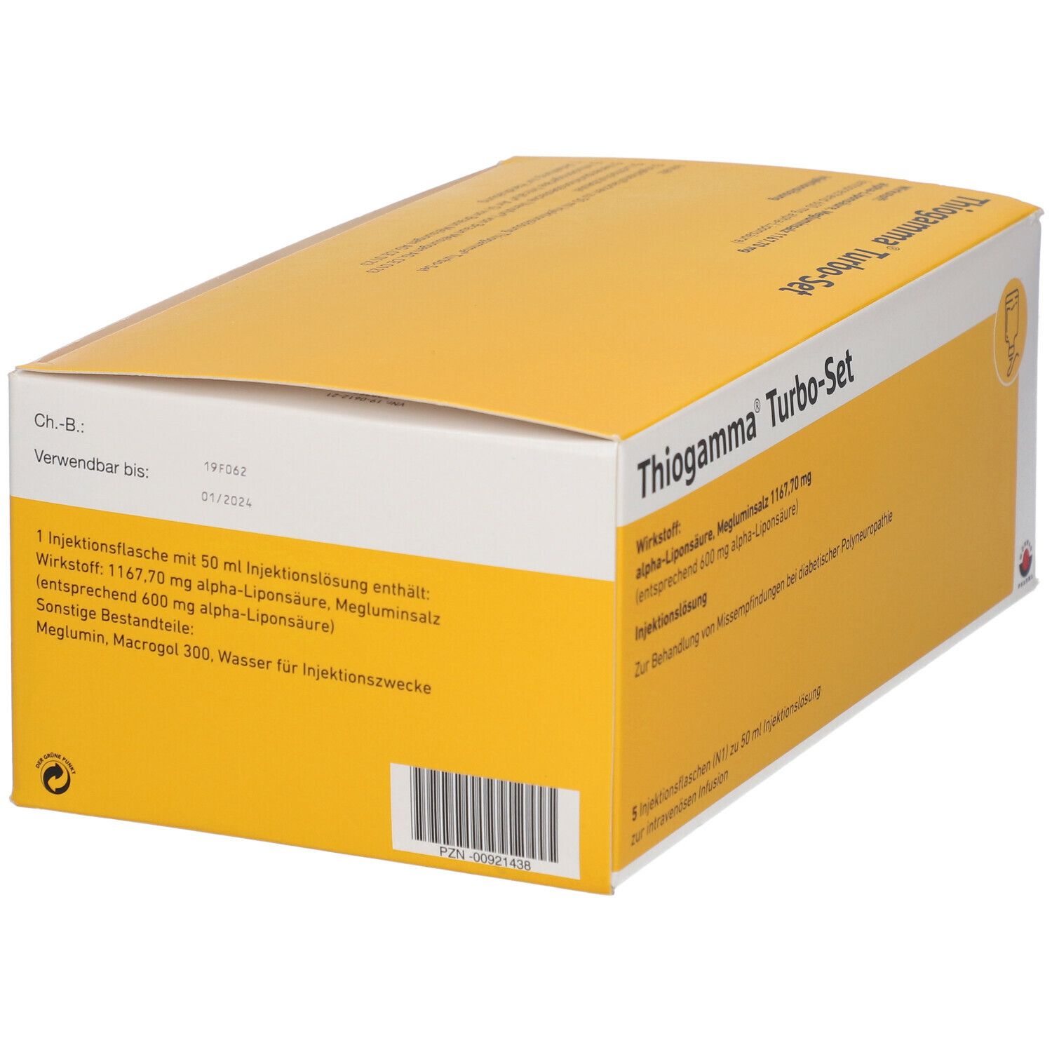 Thiogamma® Turbo-Set Pur 5x50 ml - shop-apotheke.com