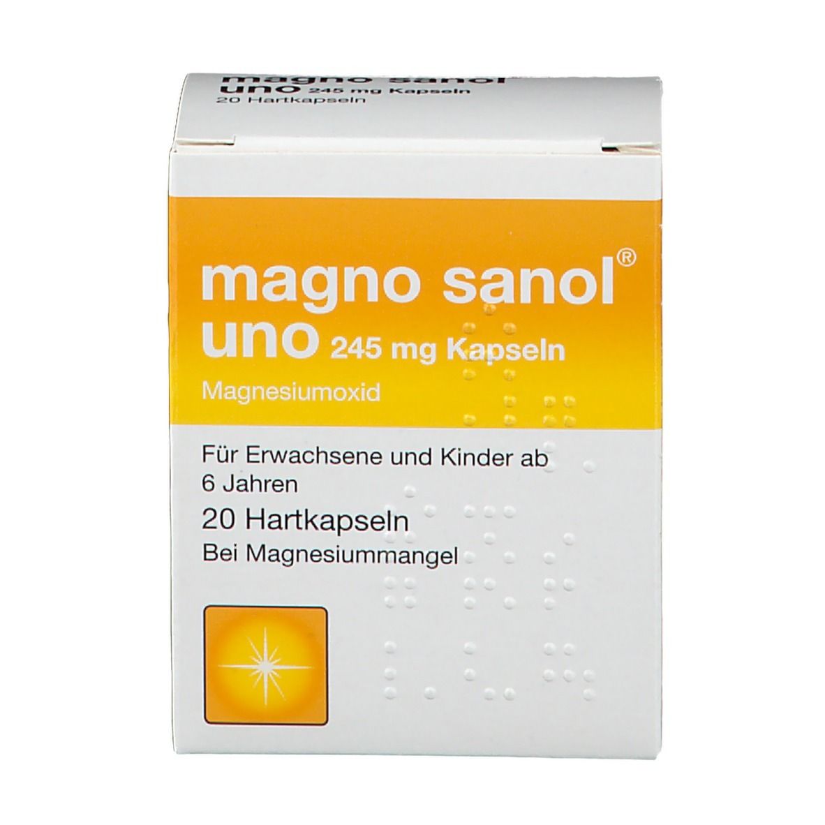 magno sanol® uno 245 mg Kapseln 20 St - Shop Apotheke