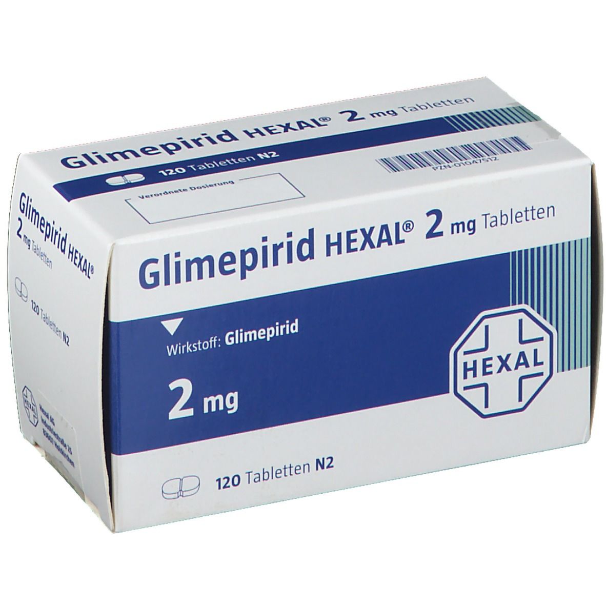 Glimepirid HEXAL® 2 mg 120 St mit dem E-Rezept kaufen - Shop Apotheke