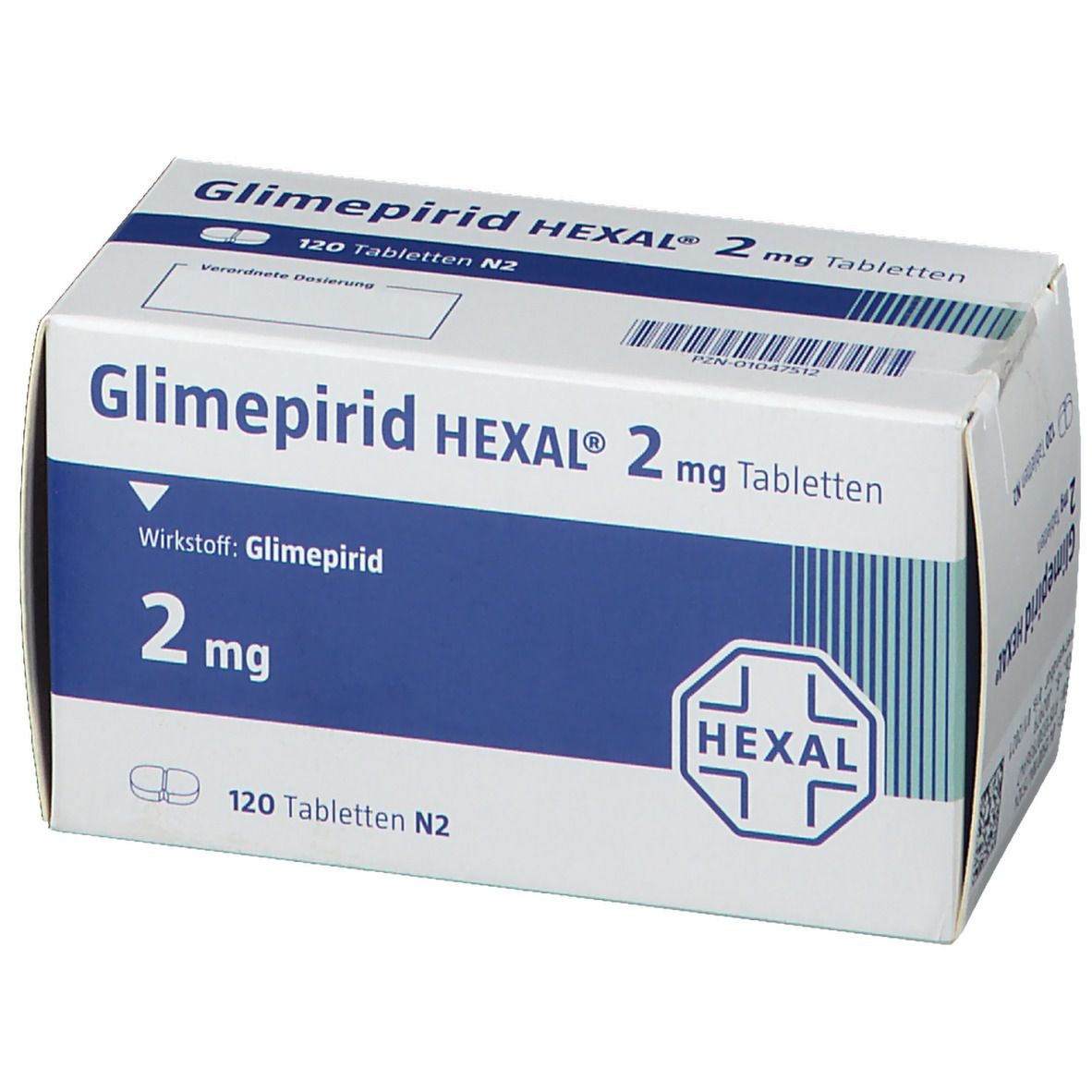 Glimepirid HEXAL® 2 mg 120 St mit dem E-Rezept kaufen - Shop Apotheke