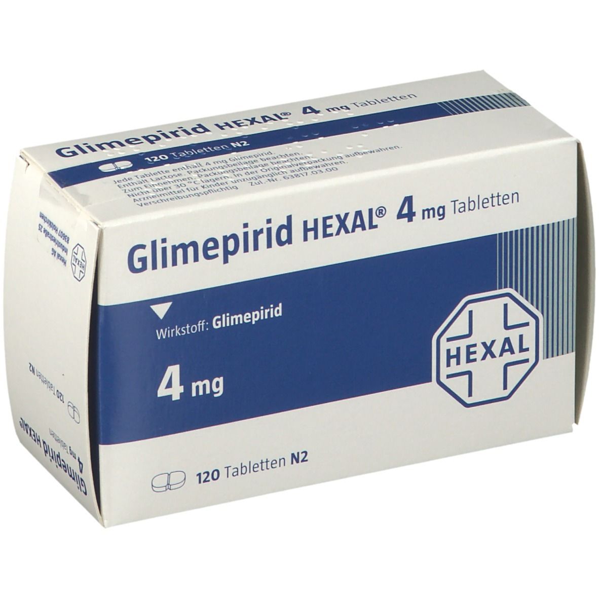 Glimepirid HEXAL® 4 mg 120 St mit dem E-Rezept kaufen - Shop Apotheke