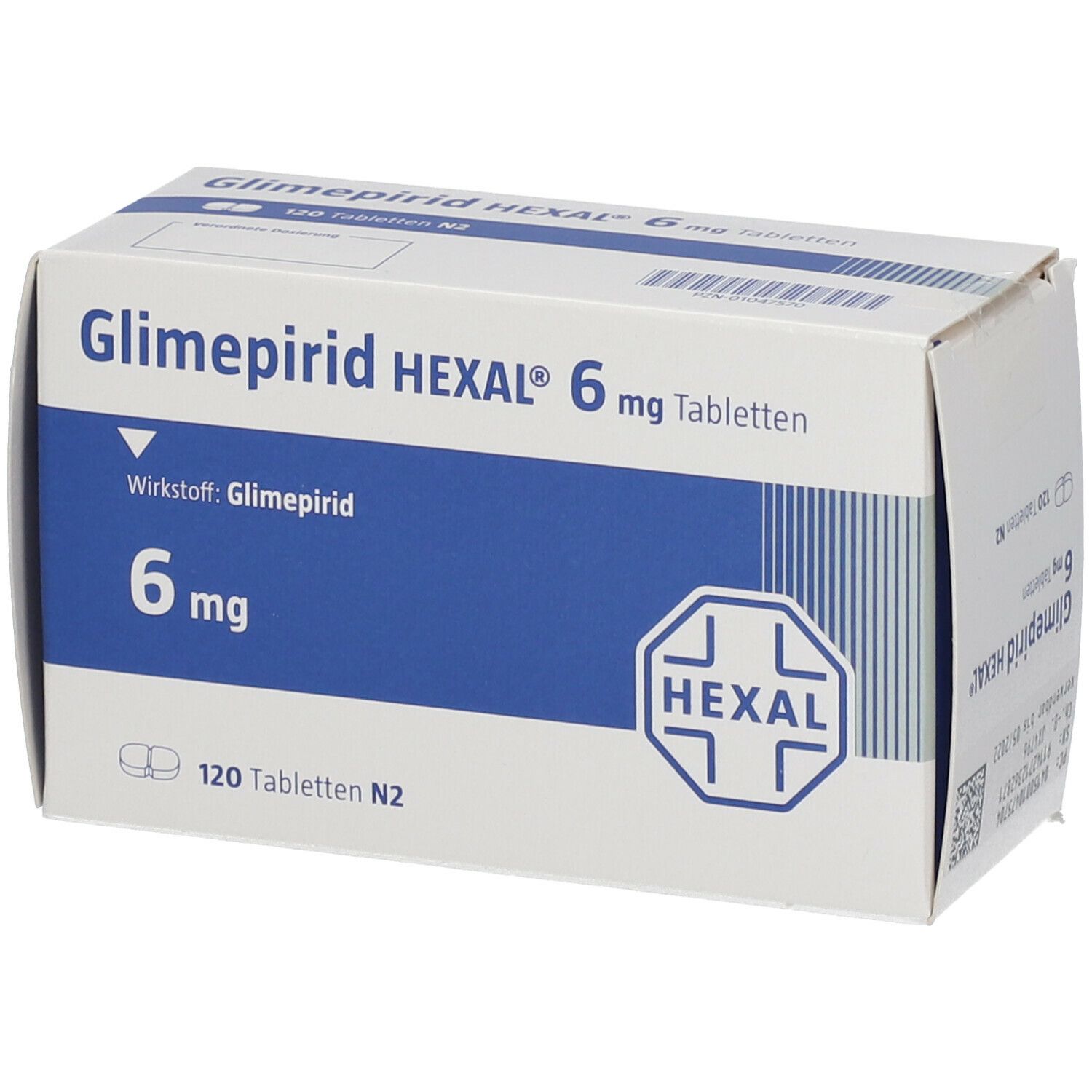 Glimepirid HEXAL® 6 mg 120 St mit dem E-Rezept kaufen - Shop Apotheke