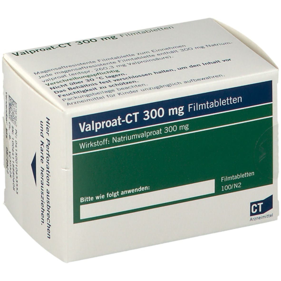 Valproat-CT 300 mg 100 St mit dem E-Rezept kaufen - Shop Apotheke