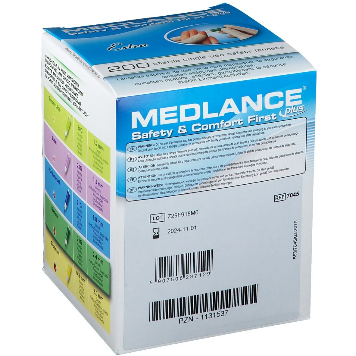 MEDLANCE® plus Extra Sicherheitslanzetten 21 G 200 St - Shop Apotheke
