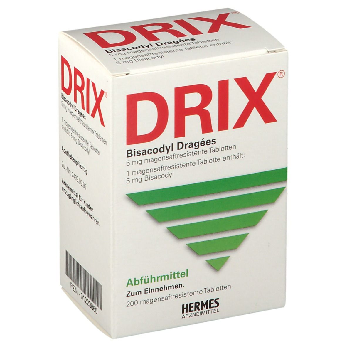 DRIX® Bisacodyl Dragees 200 St - Shop Apotheke