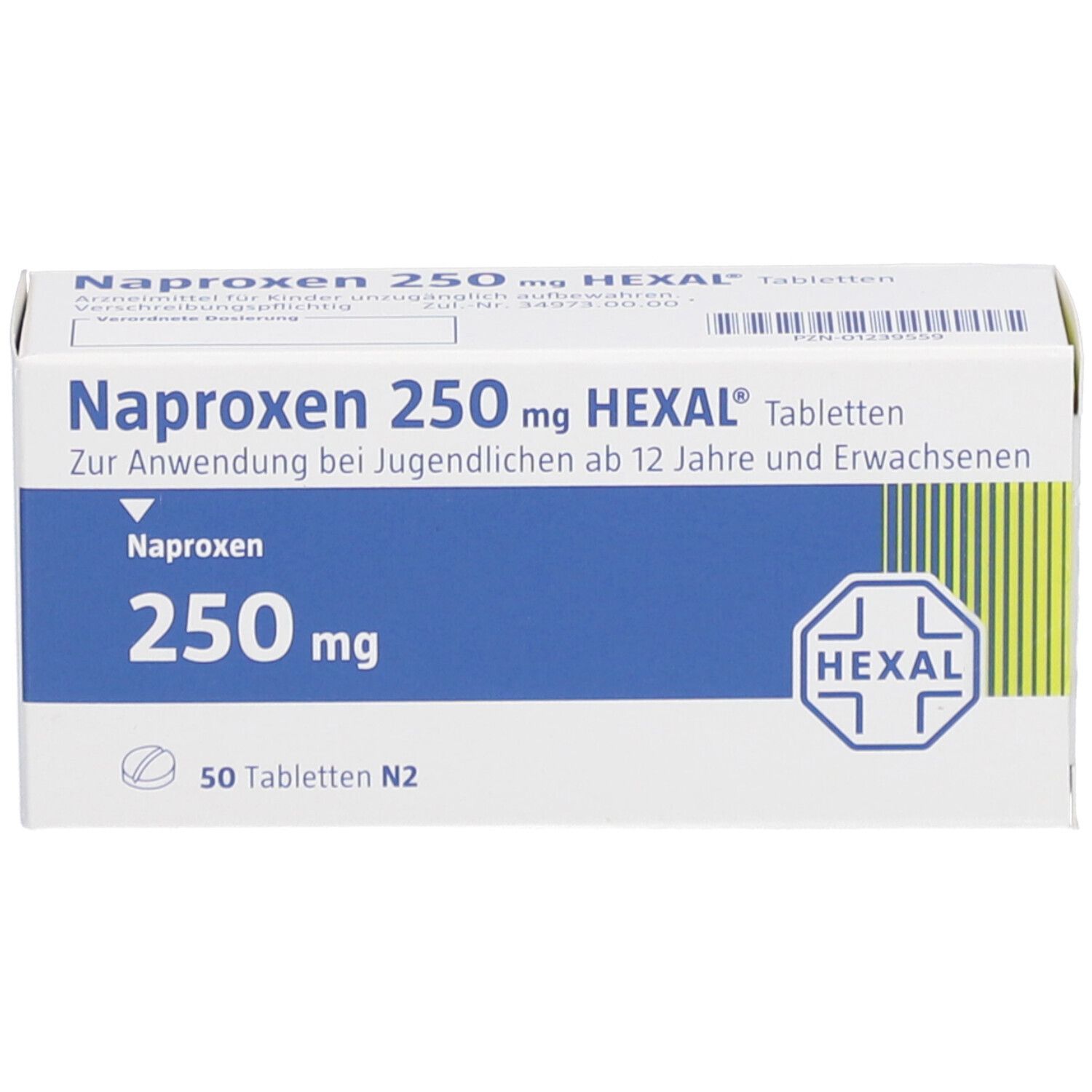 Naproxen 250 mg HEXAL® 50 St mit dem E-Rezept kaufen - Shop Apotheke