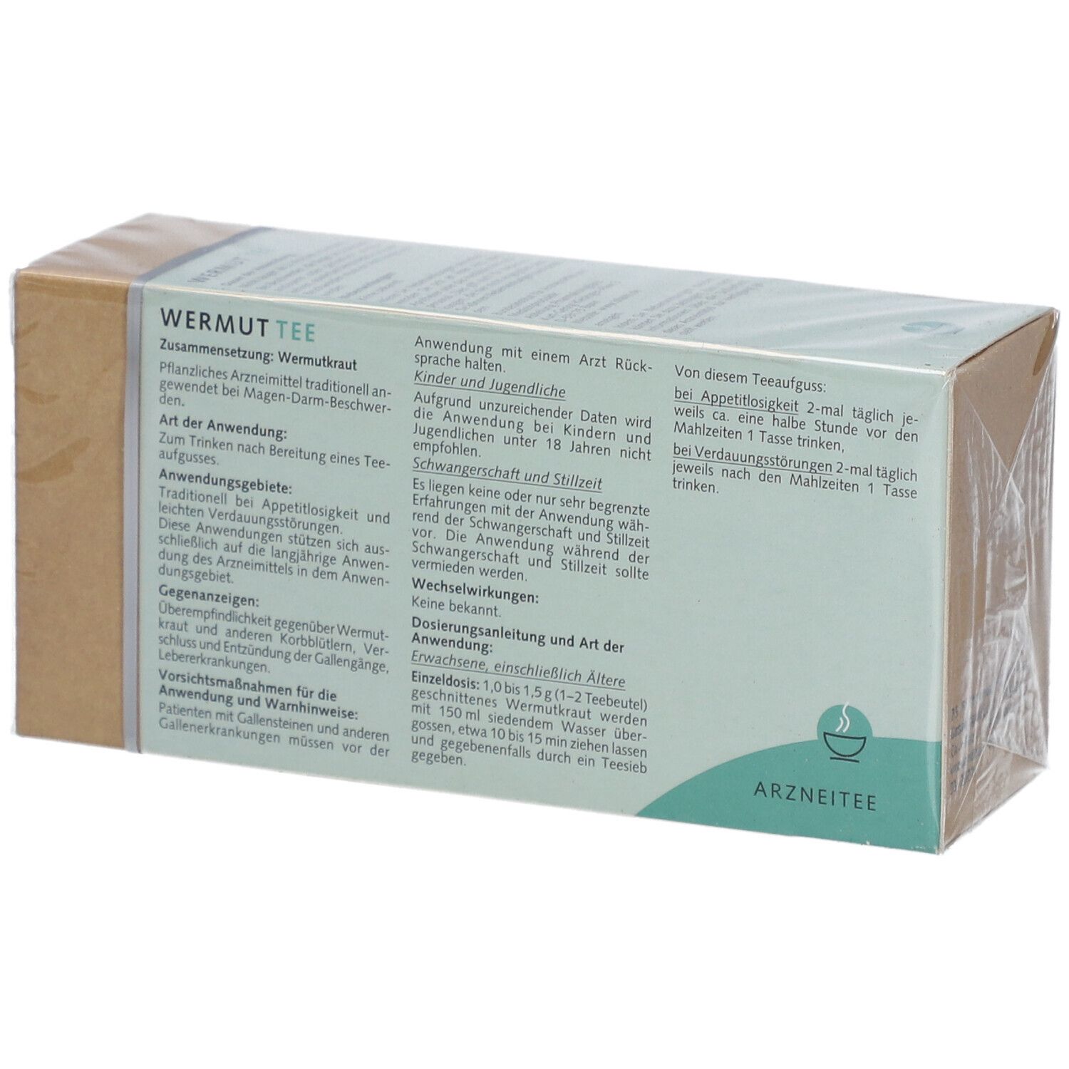 Wermut Tee 25 St - Shop Apotheke