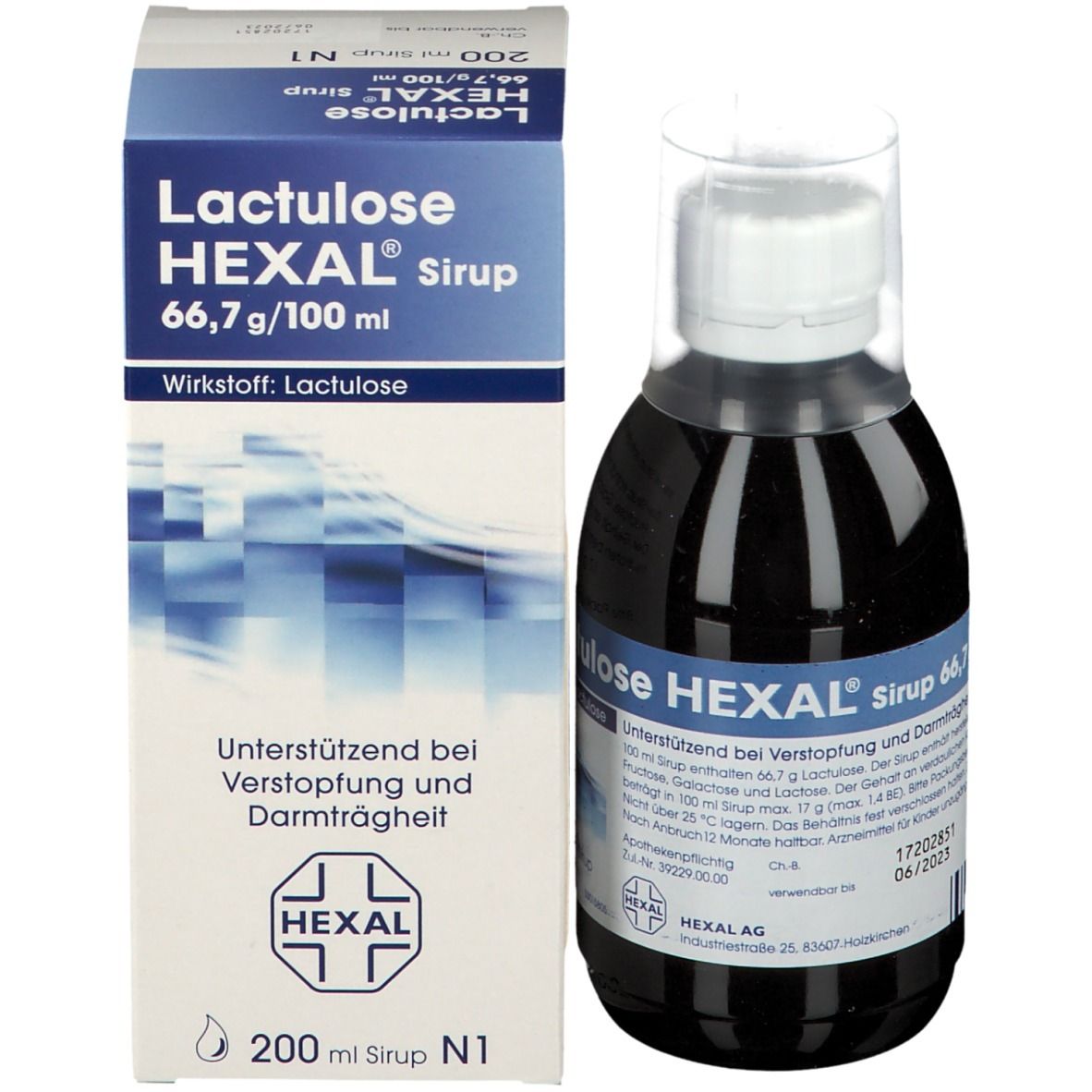 Lactulose HEXAL® Sirup 66,7 g/100 ml 200 ml - shop-apotheke.com
