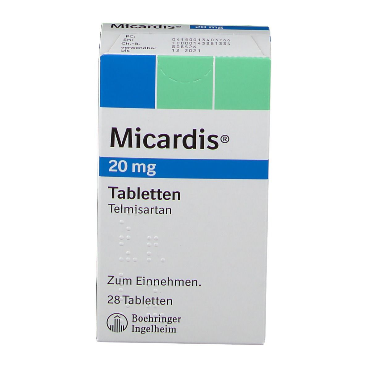Micardis® 20 mg 28 St mit dem E-Rezept kaufen - Shop Apotheke