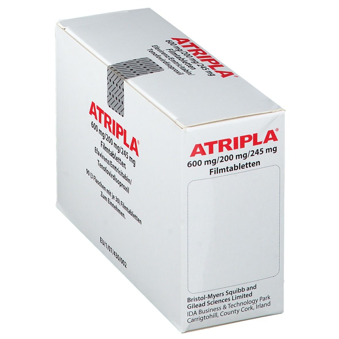 ATRIPLA® 600 mg/200 mg/245 mg 3x30 St - shop-apotheke.com