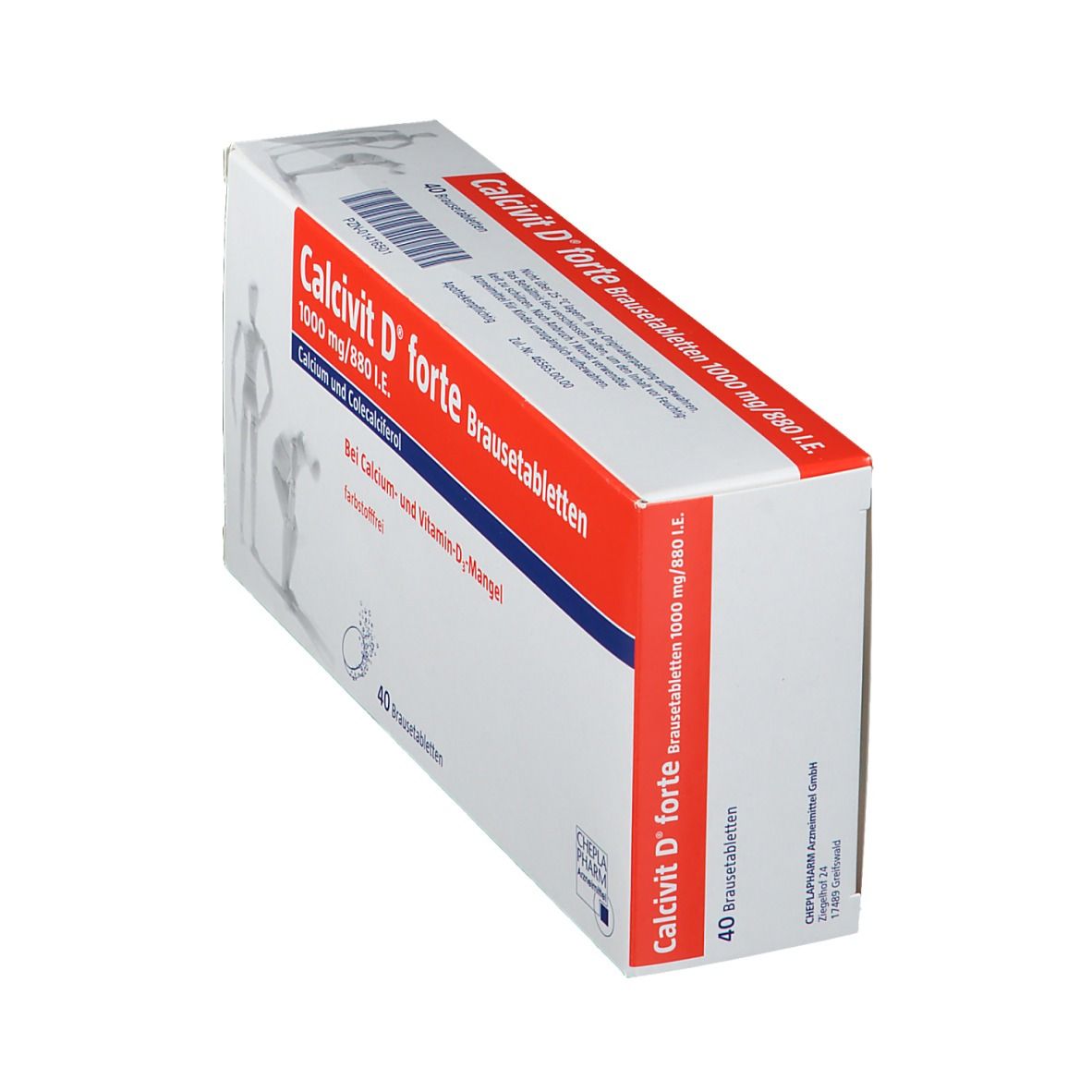 Calcivit D® forte Brausetabletten, 1000 mg/880 I.E. 40 St - Shop Apotheke