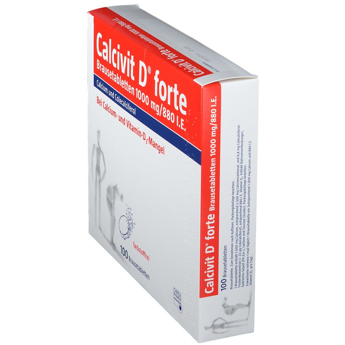 Calcivit D® forte Brausetabletten, 1000 mg/880 I.E. 100 St - Shop Apotheke