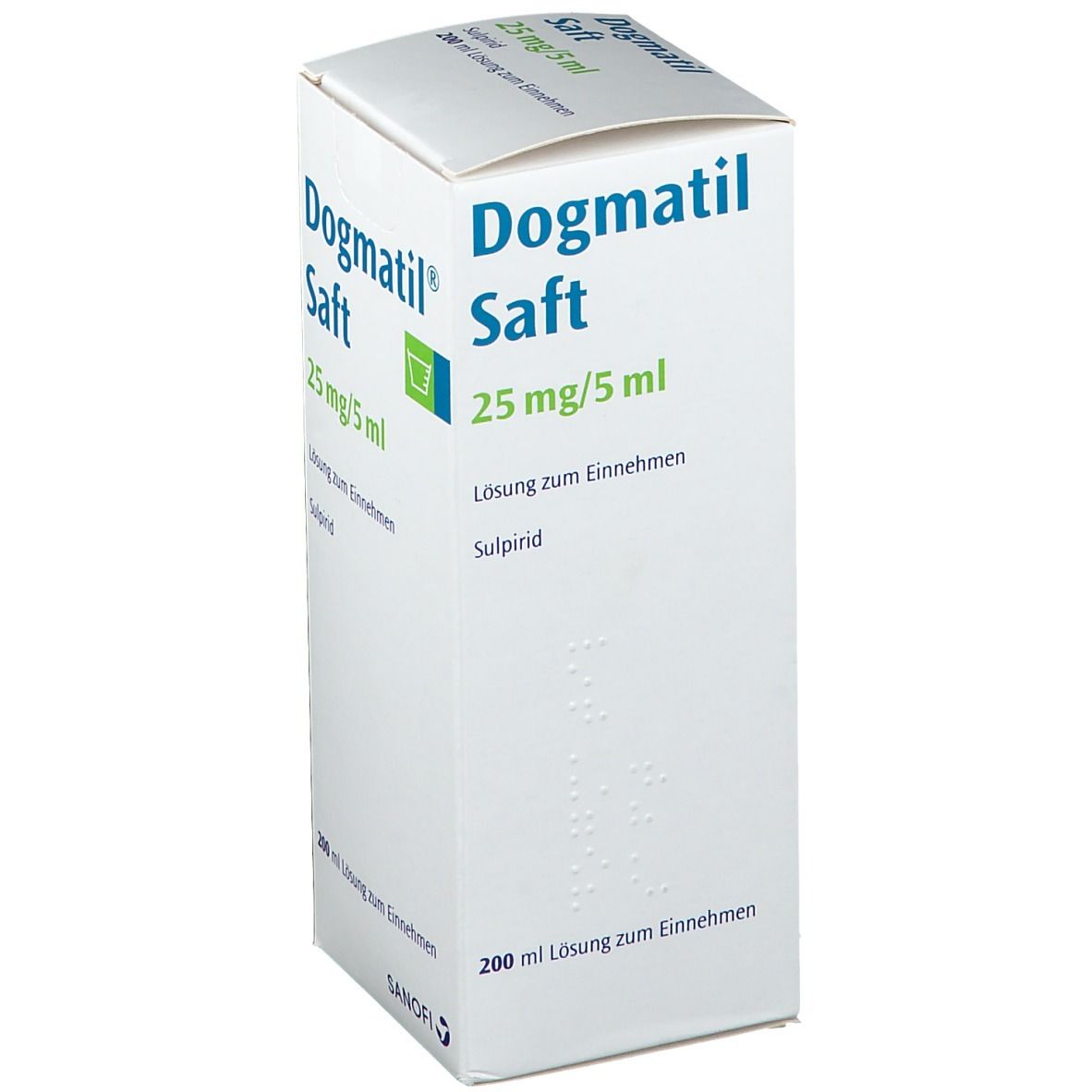 Dogmatil® Saft 25 mg/5 ml 200 ml mit dem E-Rezept kaufen - Shop Apotheke