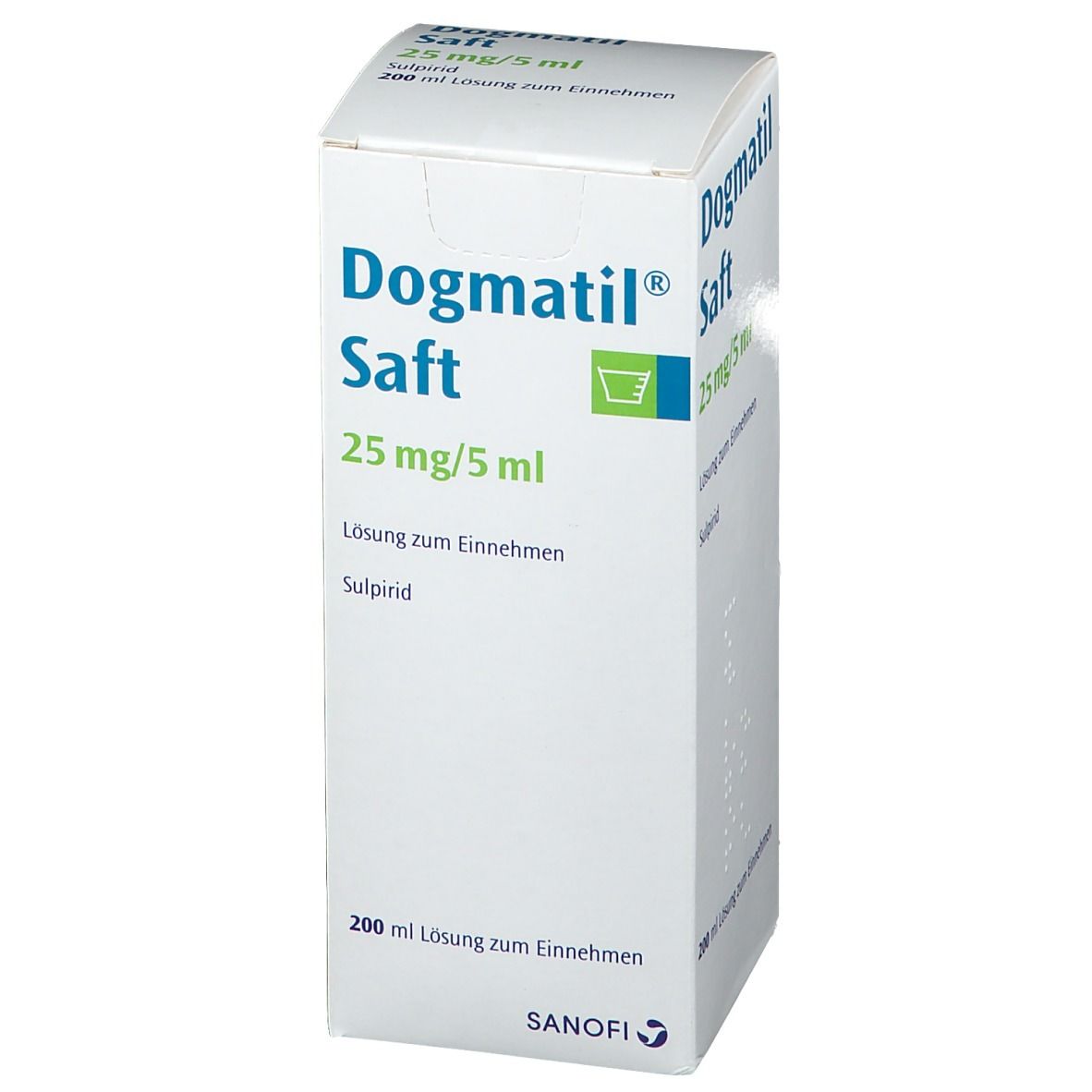 Dogmatil® Saft 25 mg/5 ml 200 ml mit dem E-Rezept kaufen - Shop Apotheke