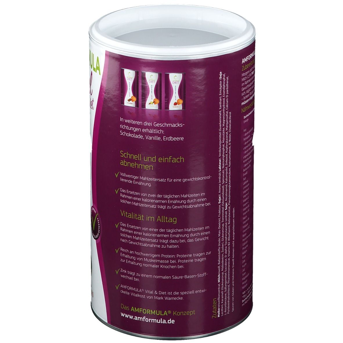 Amformula® Diet Mahlzeitersatz Cappuccino 490 g - Shop Apotheke