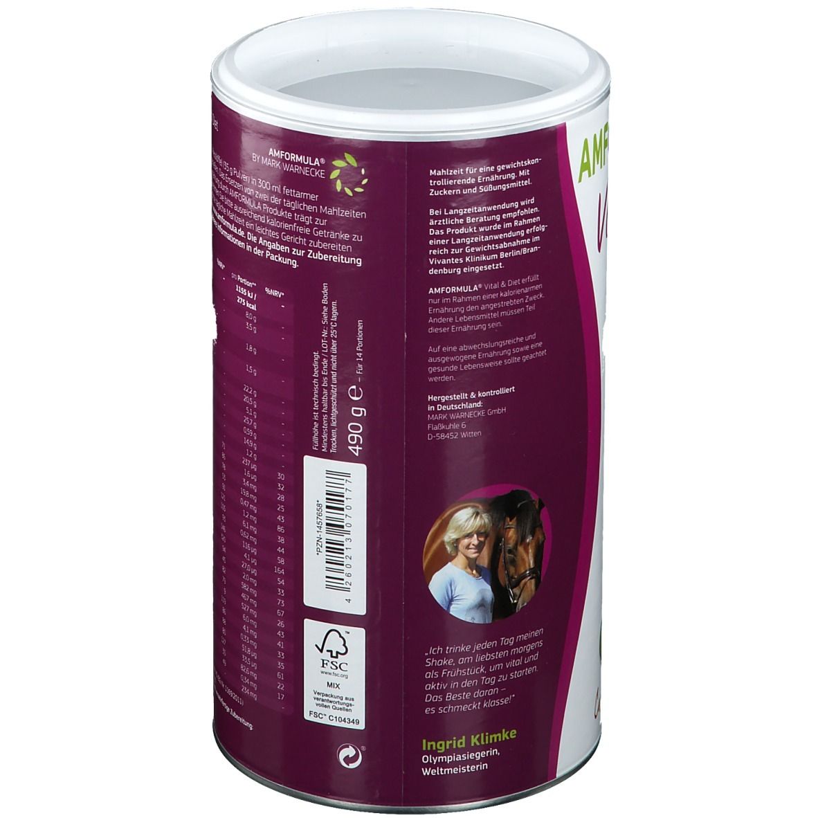 Amformula® Diet Mahlzeitersatz Cappuccino 490 g - Shop Apotheke