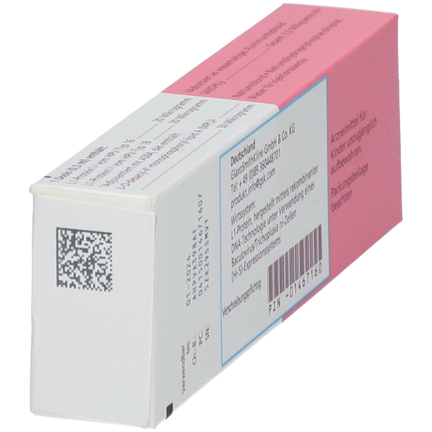 Cervarix® 1 St mit dem E-Rezept kaufen - Shop Apotheke