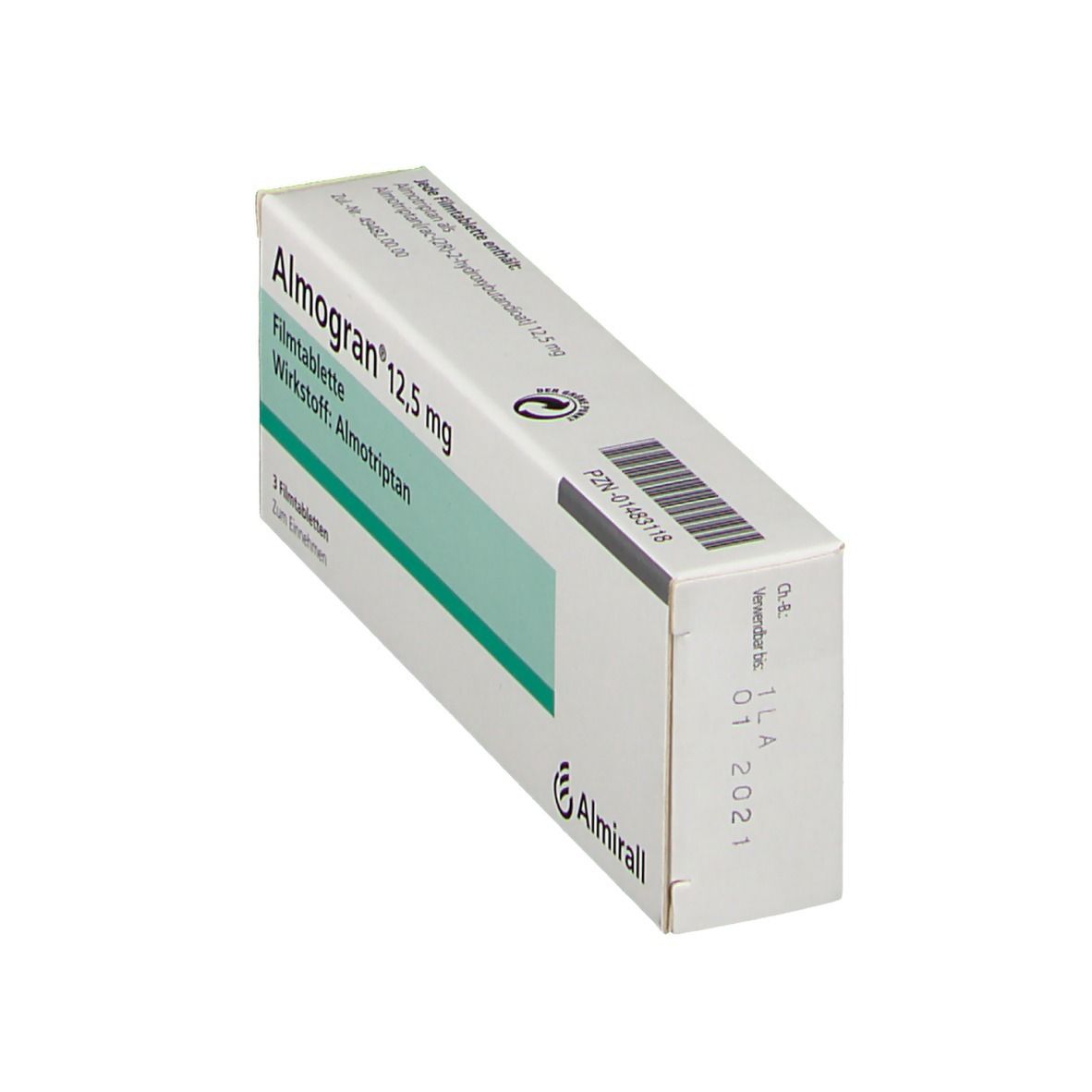 Almogran® 12,5 mg 3 St mit dem E-Rezept kaufen - Shop Apotheke