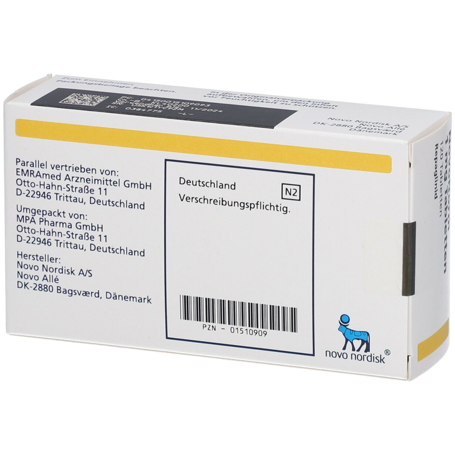 Novonorm 1 mg 120 St mit dem E-Rezept kaufen - Shop Apotheke