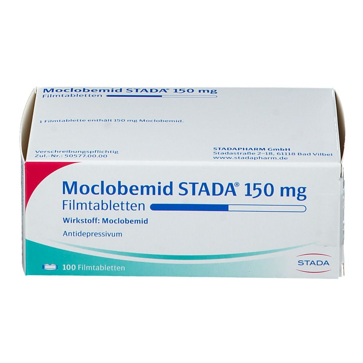 Moclobemid STADA® 150 mg 100 St mit dem E-Rezept kaufen - Shop Apotheke