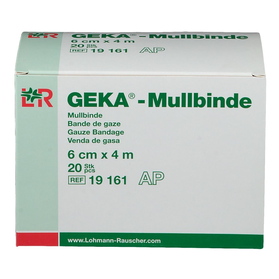 Geka® Mullbinde 6 cm x 4 m 20 St - Shop Apotheke