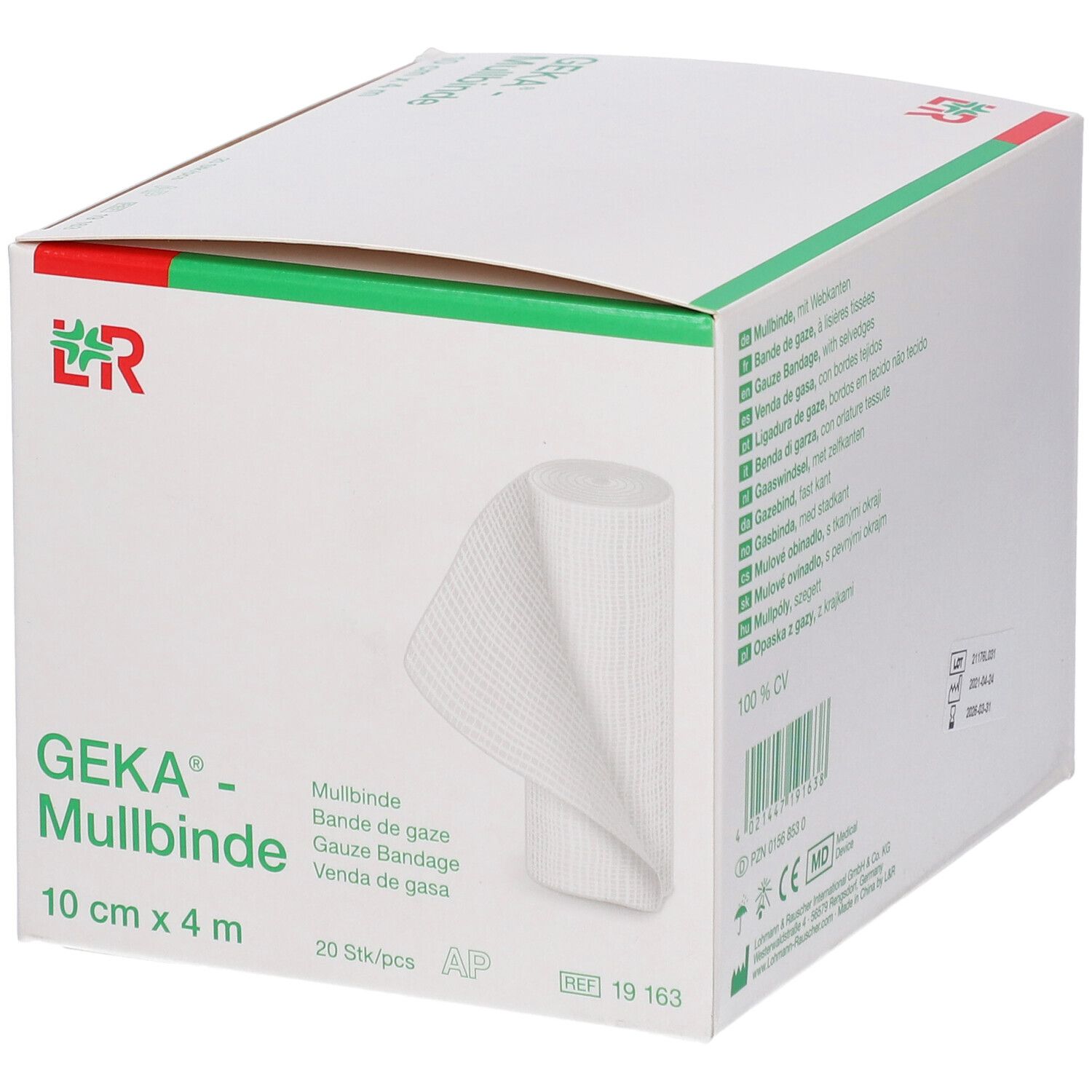 Geka® Mullbinde 10 cm x 4 m 20 St - Shop Apotheke