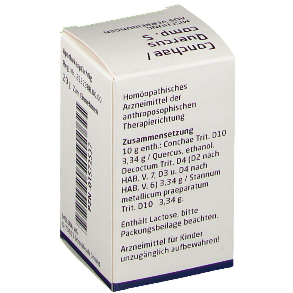Weleda Conchae/Quercus Comp. Comp. S Trituration 20 g - shop-apotheke.at