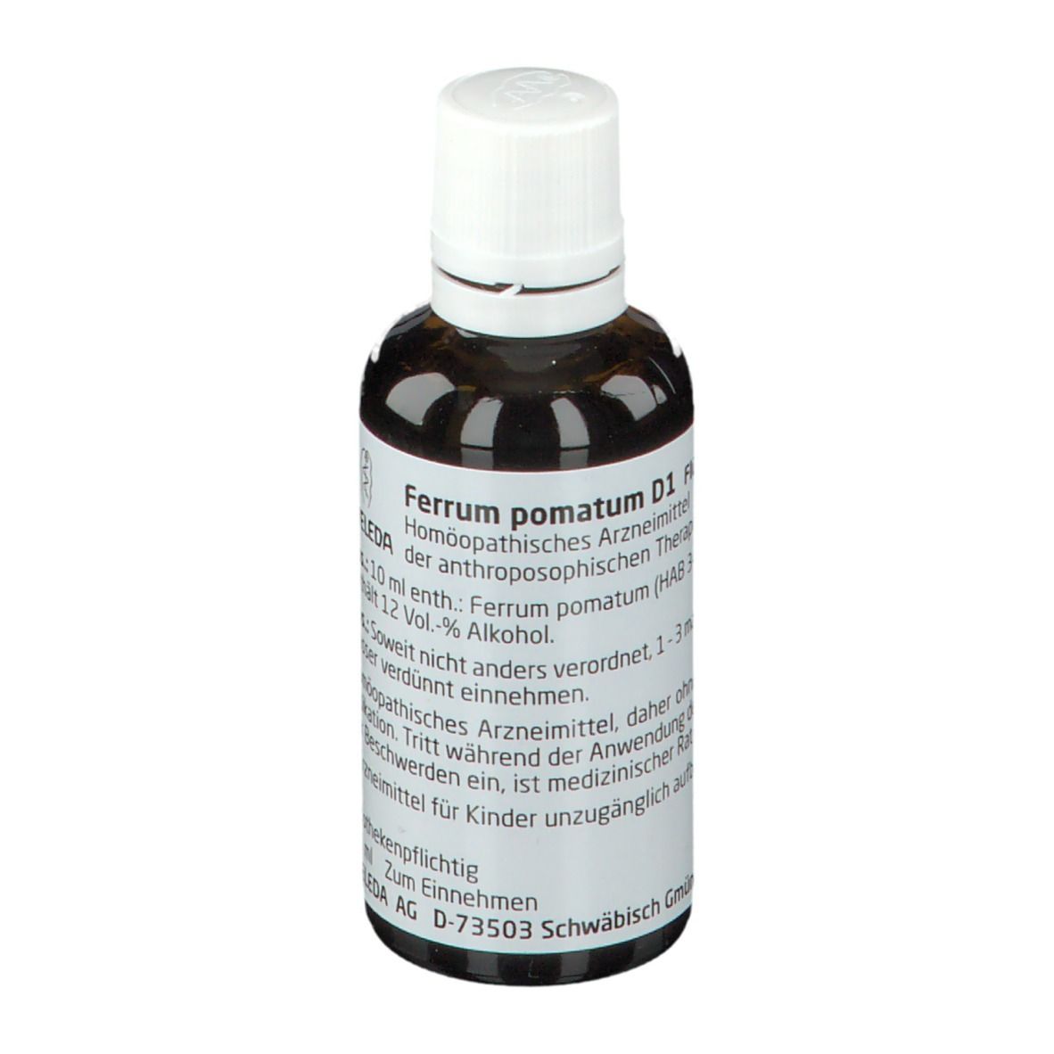 Ferrum Pomatum D1 Dilution 50 ml - Shop Apotheke