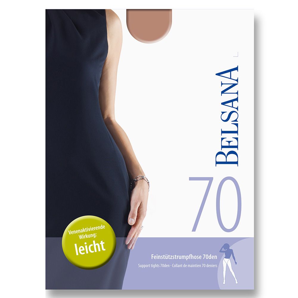 Belsana 70den Feinstützstrumpfhose Größe 2 Konfektionsgröße 40 - 42 ...