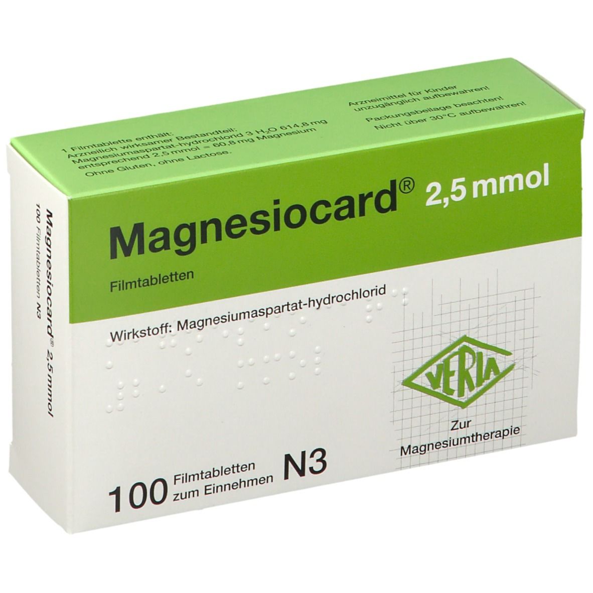 Magnesiocard 2 5 Mmol 100 St Shop Apotheke