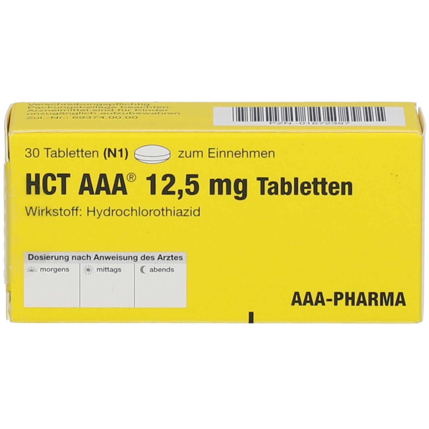 Hct AAA® 12.5Mg 30 St mit dem E-Rezept kaufen - Shop Apotheke