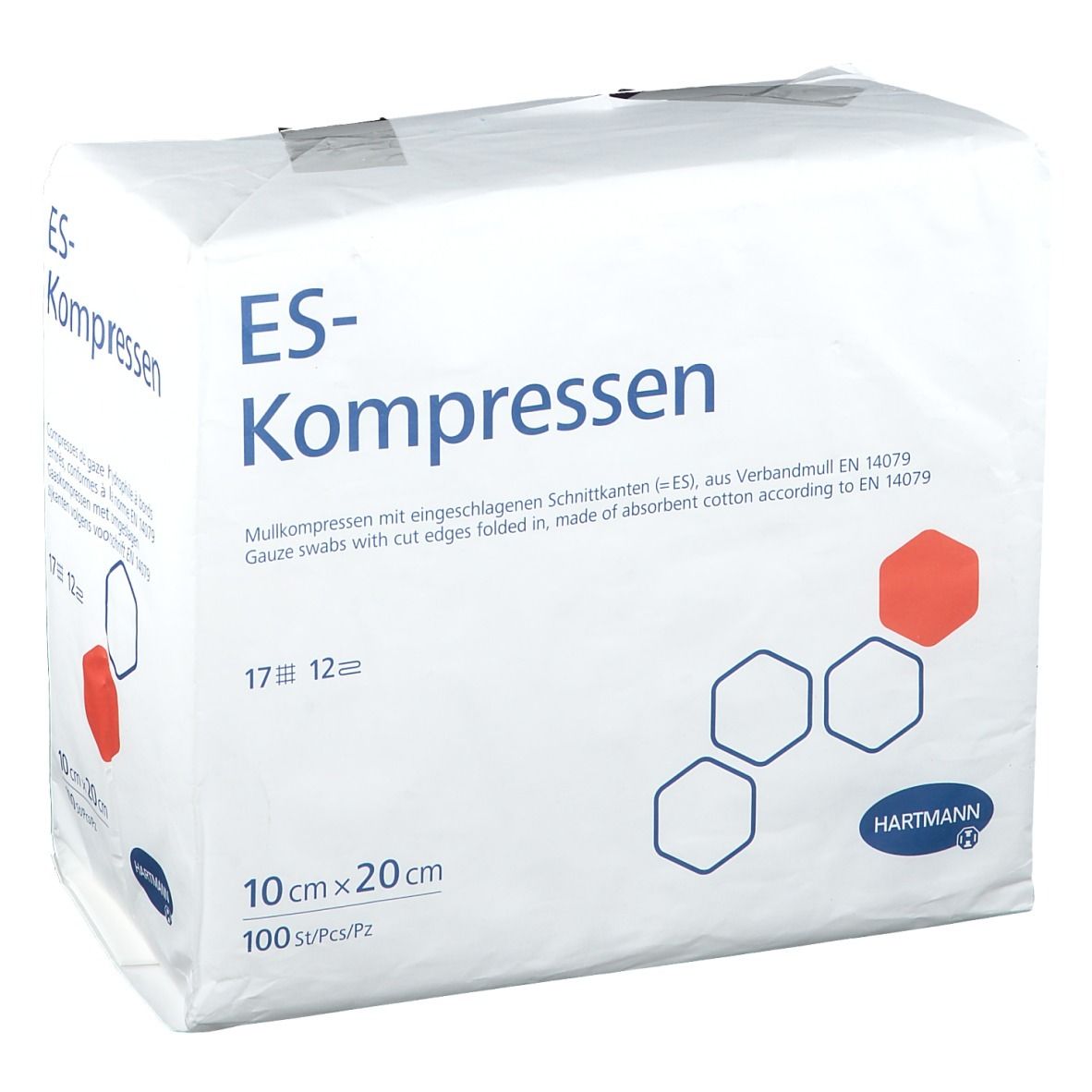 ES-Kompressen unsteril 12fach 10 x 20 cm 100 St - shop-apotheke.com