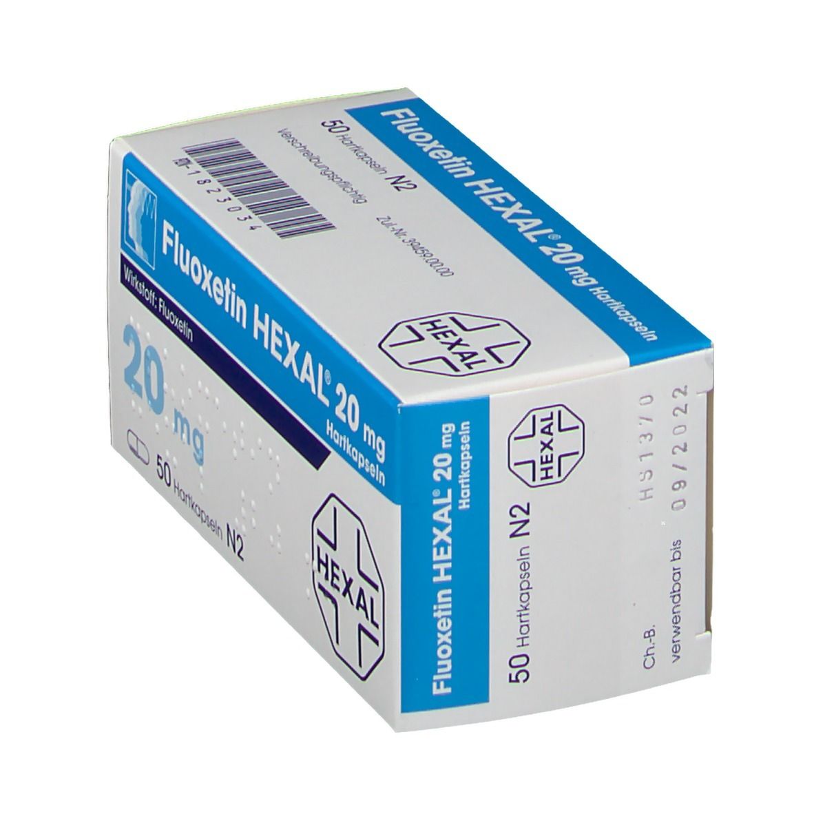 FLUOXETIN HEXAL 20 mg Kapseln 50 St mit dem E-Rezept kaufen - Shop Apotheke