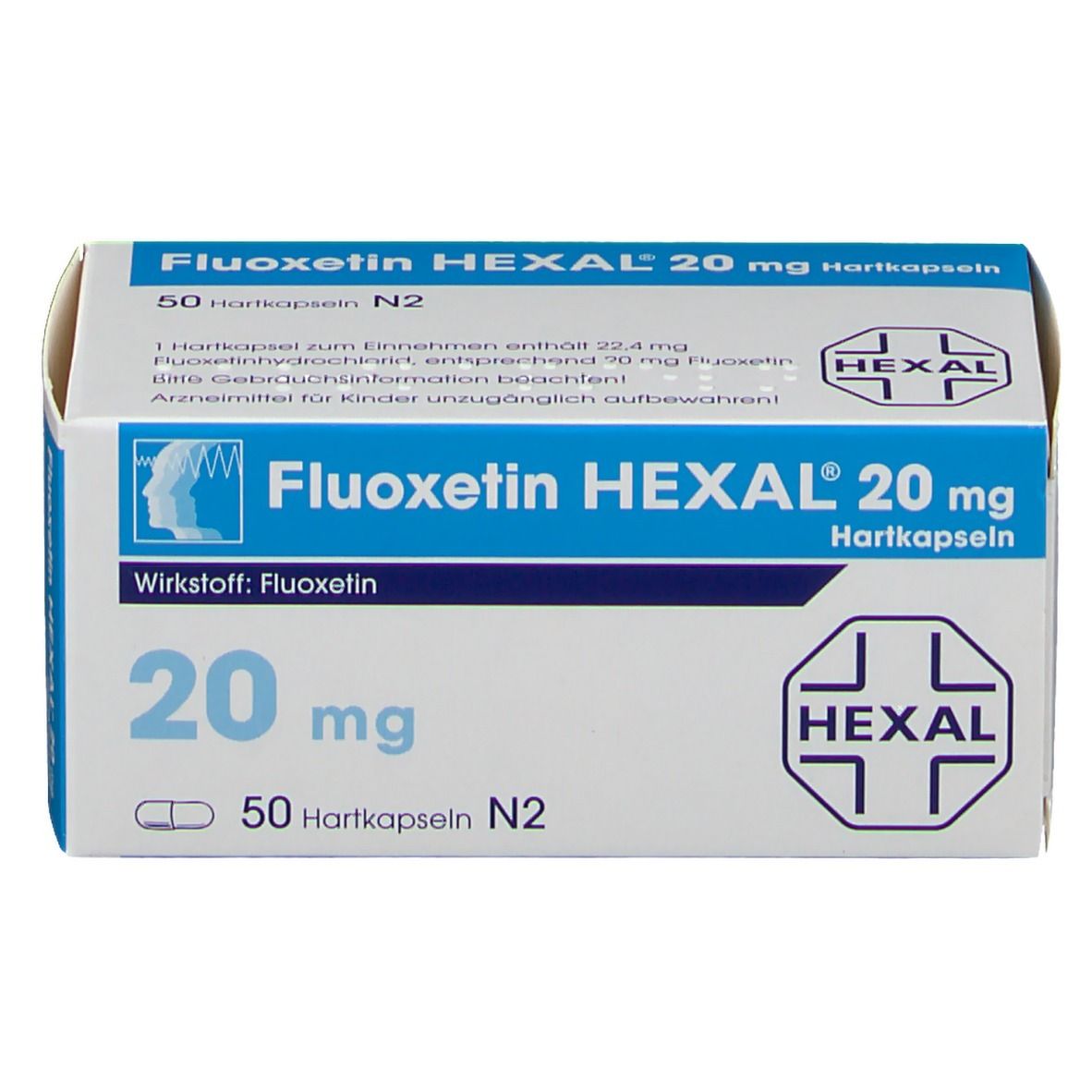 FLUOXETIN HEXAL 20 mg Kapseln 50 St mit dem E-Rezept kaufen - Shop Apotheke