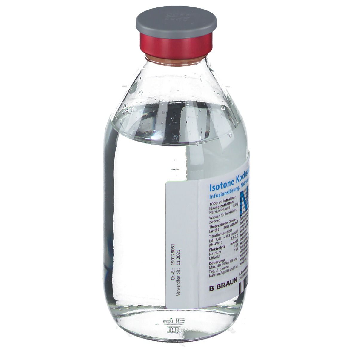 Isotone Kochsalz-Lösung 0,9 % Braun Glasflasche 250 ml - Shop Apotheke