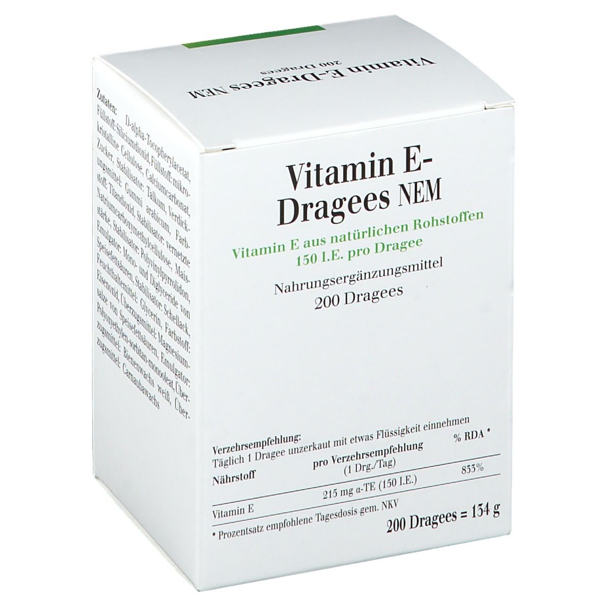 Vitamin E-Dragees NEM 200 St - Shop Apotheke