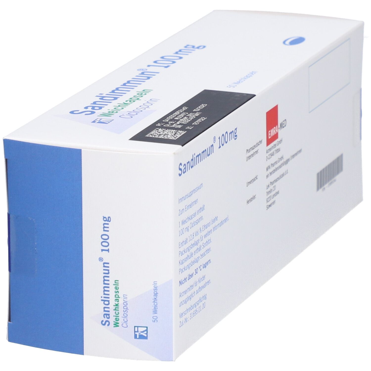 Sandimmun 100 mg 50 St mit dem E-Rezept kaufen - Shop Apotheke