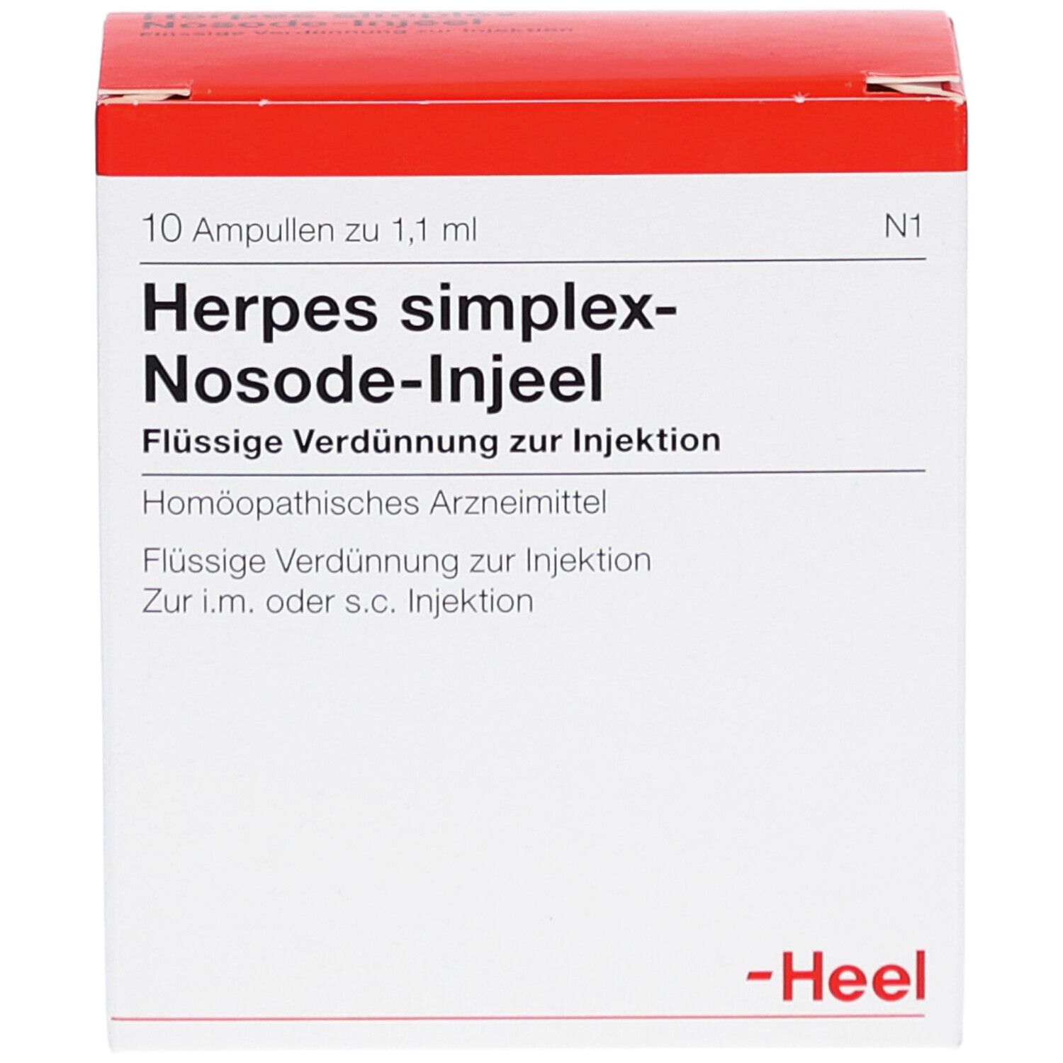 Herpes simplex-Nosode-Injeel® Ampullen 10 St - shop-apotheke.com
