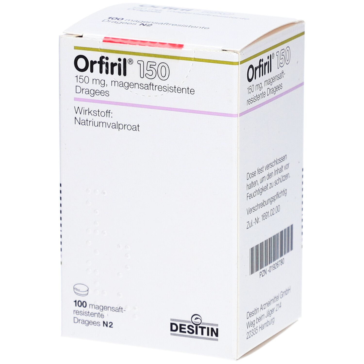 Orfiril® 150 100 St mit dem E-Rezept kaufen - Shop Apotheke
