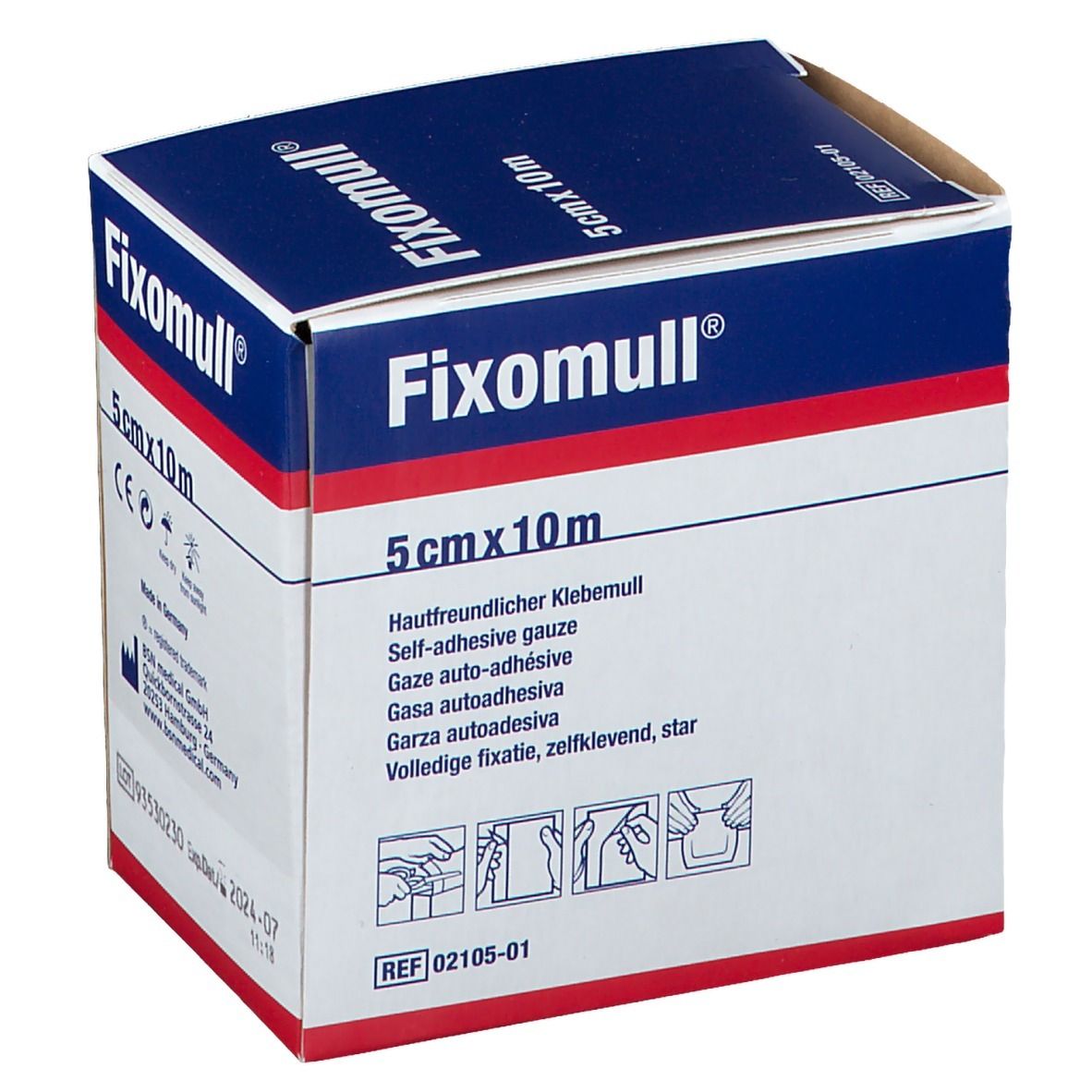 Fixomull® 5 cm x 10 m 1 St - Shop Apotheke