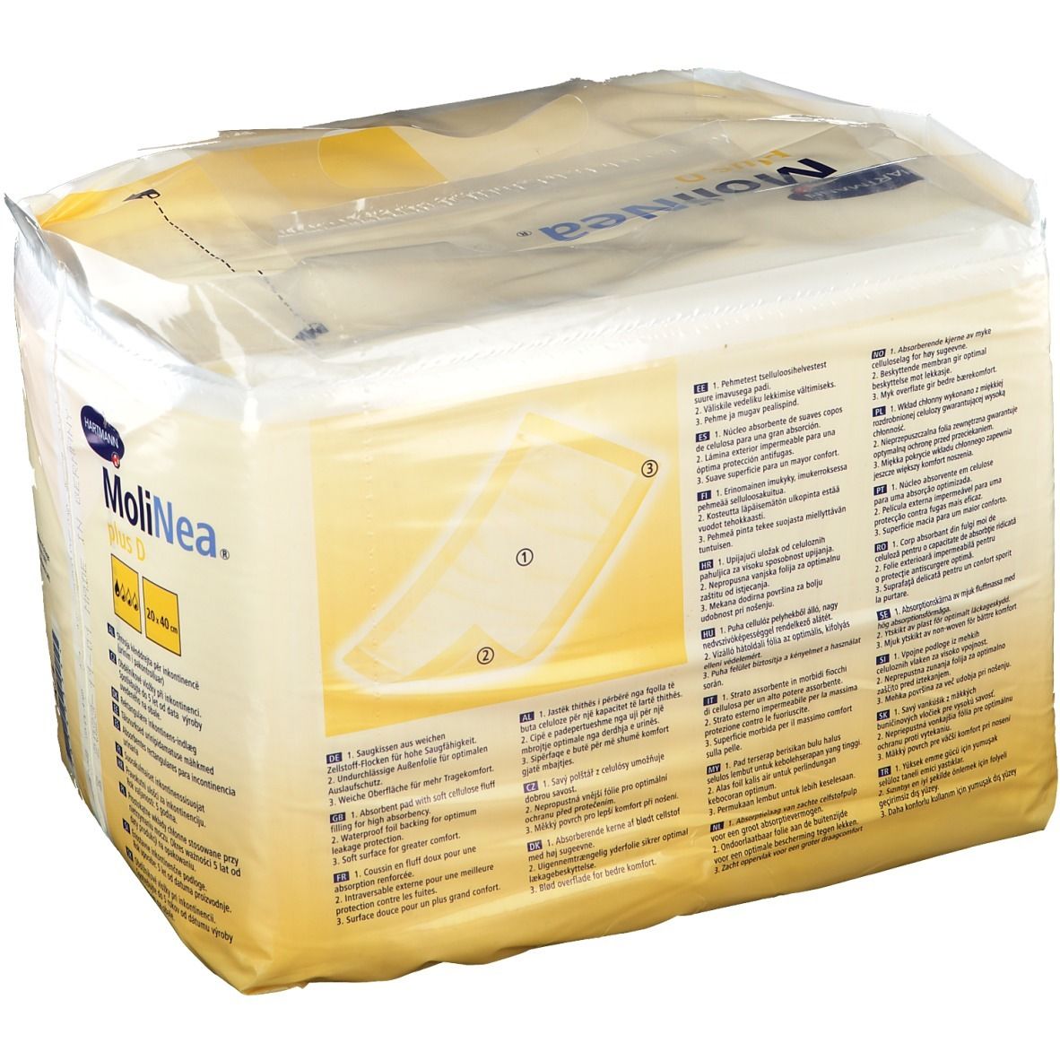 MoliNea® plus D Saugkissen 20x40 cm 50 St - Shop Apotheke