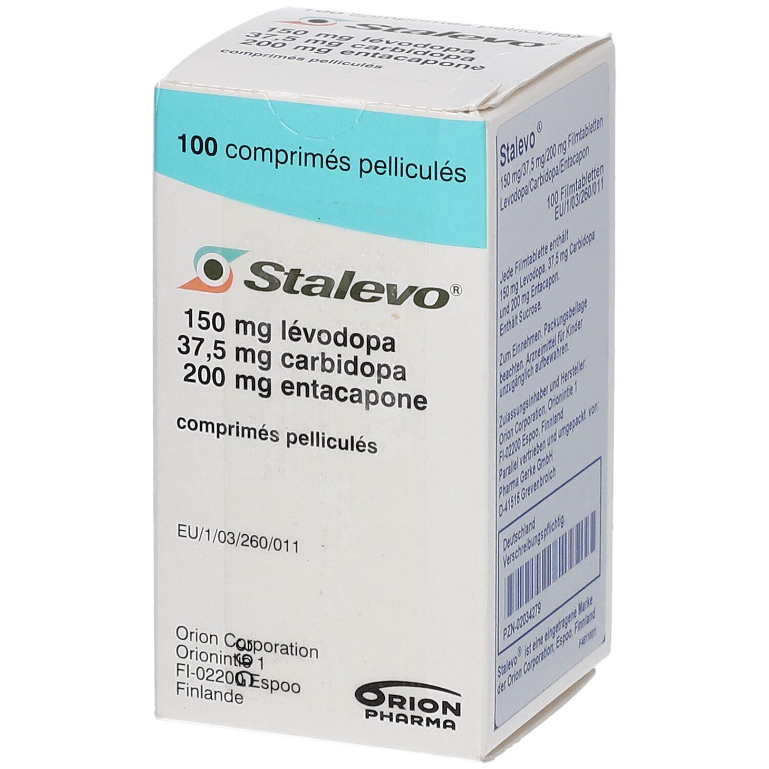 Stalevo 150 mg/37,5 mg/200 mg 100 St mit dem E-Rezept kaufen - Shop ...