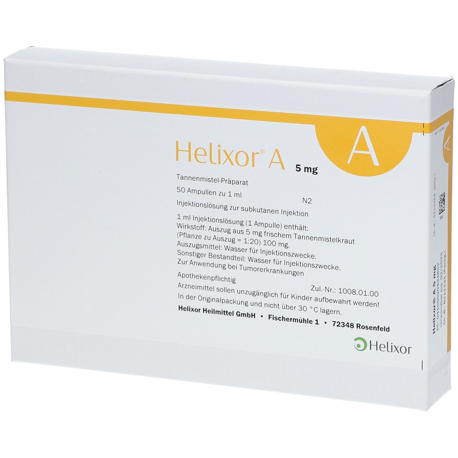 Helixor® A 5 mg 50 St - shop-apotheke.com