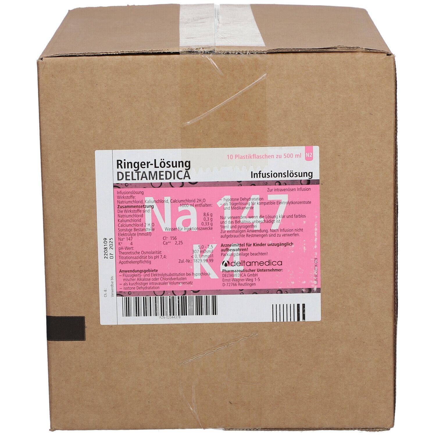 Ringer-Lösung 10x500 ml - Shop Apotheke